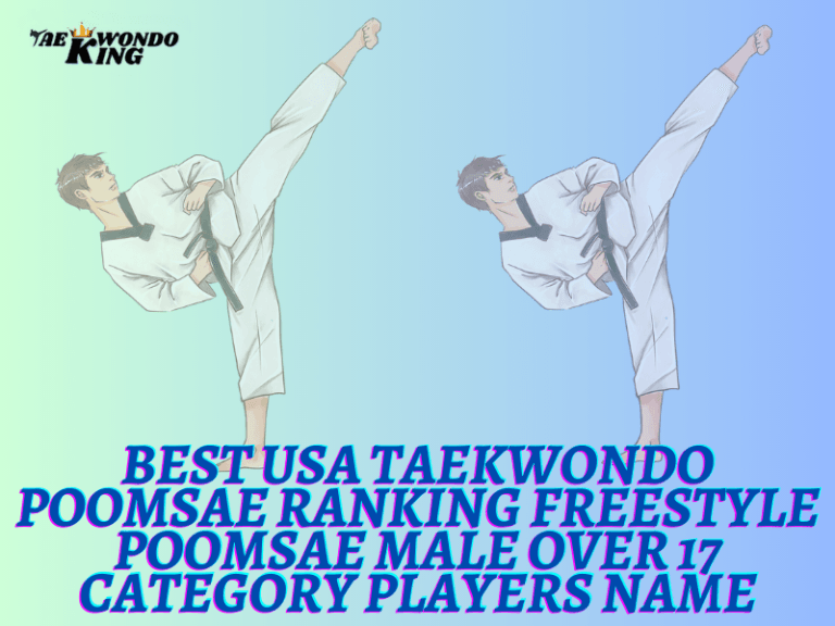 USA Taekwondo Poomsae Ranking Players July 2023